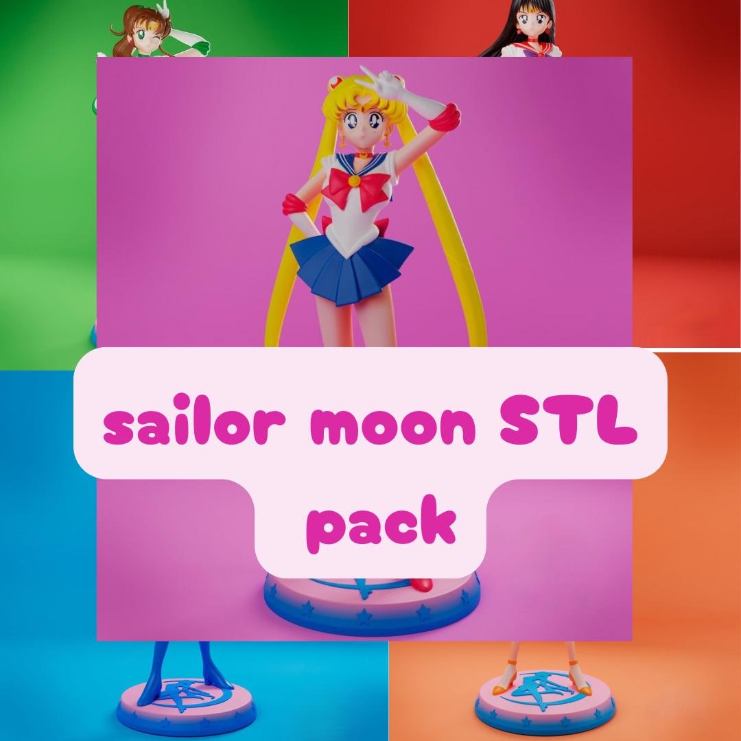 Sailor Moon STL Pack Complete Collection for 3D Printing - Etsy