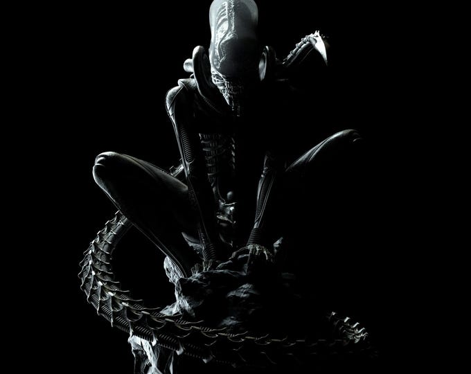 Alien Xenomorph STL File // Lifesize - Etsy