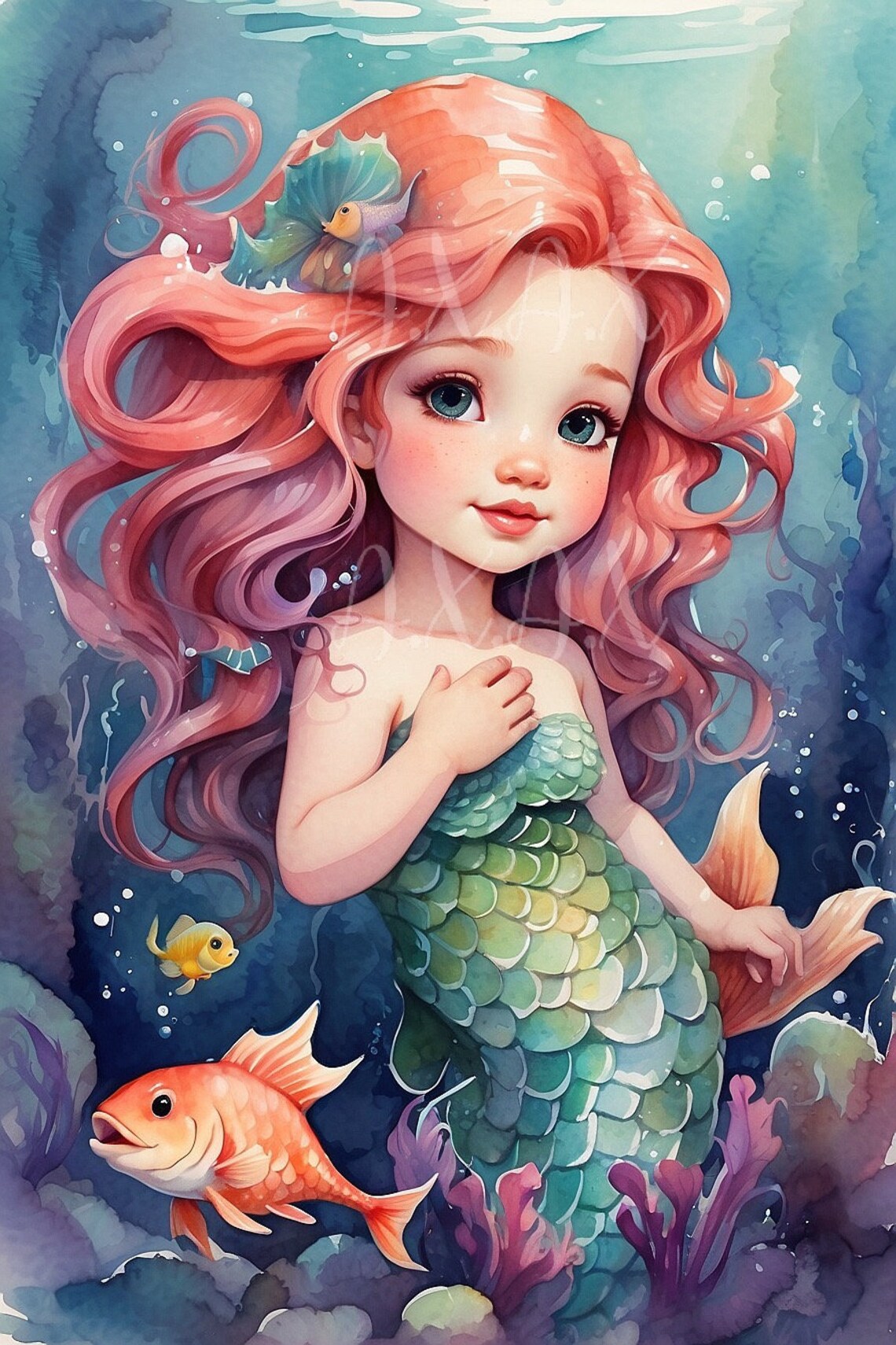 Baby Mermaid - Etsy