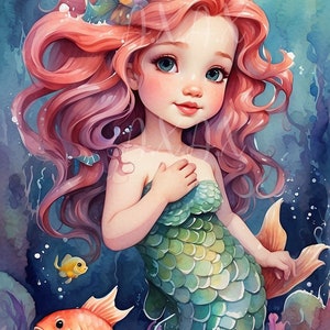 Baby Mermaid - Etsy
