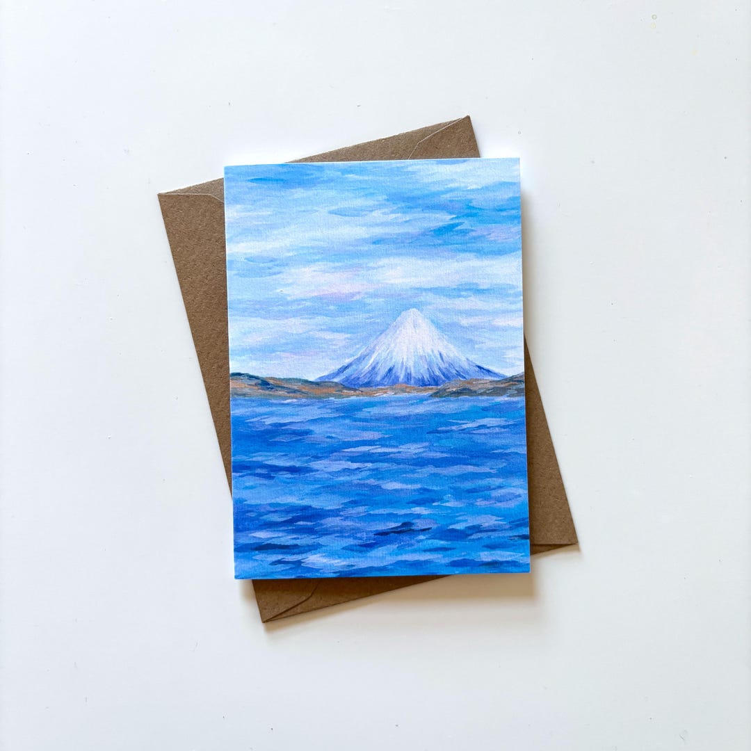 Mini A7 Greeting Card With Envelope - Lake Toya, Hokkaido, Japan - Etsy
