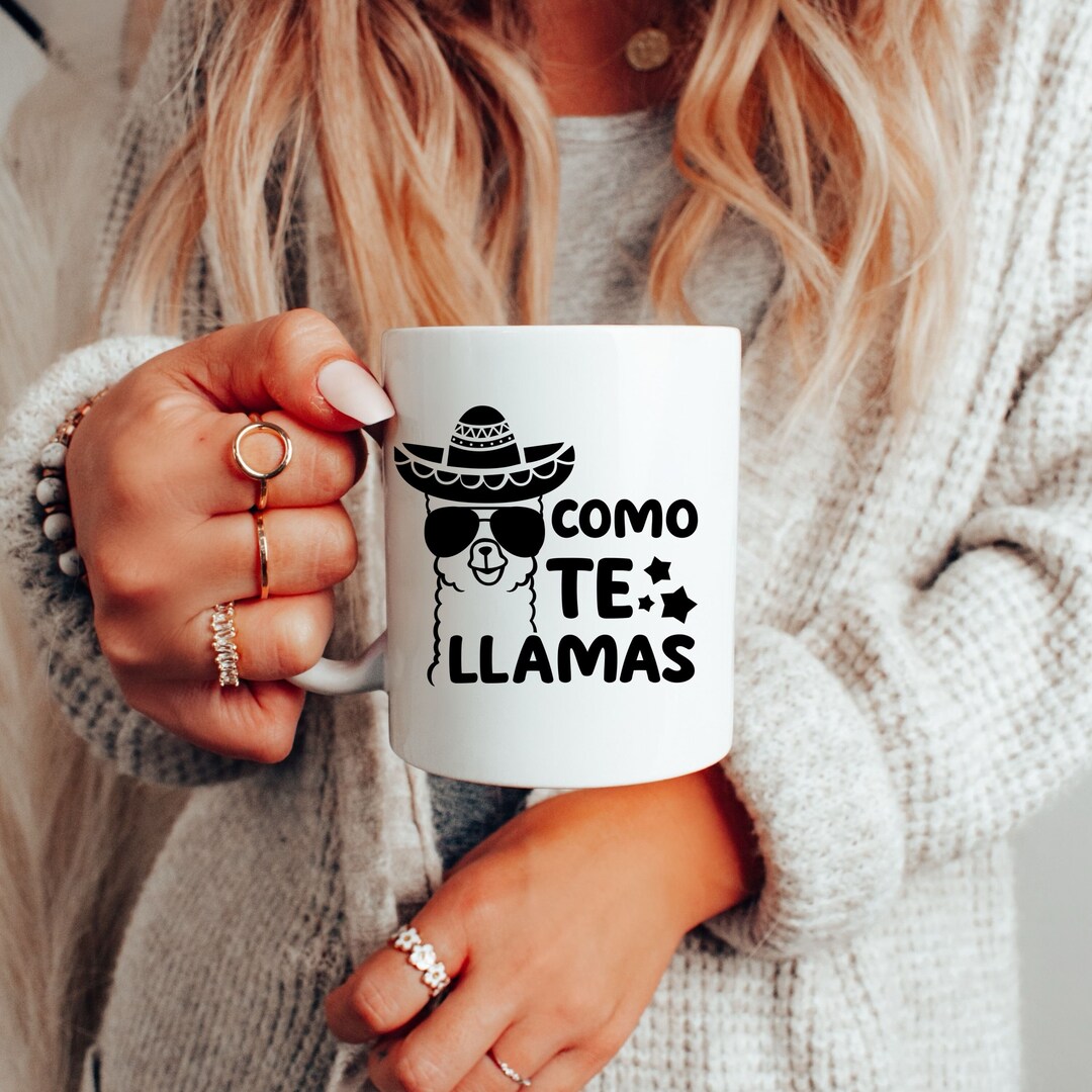 Como Te Llamas, Funny Coffee Mug, Unique Mug, Spanish Teacher Gift ...