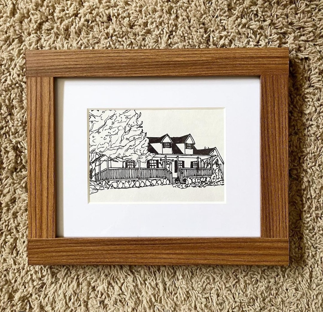 Custom House Ink Drawing - Etsy