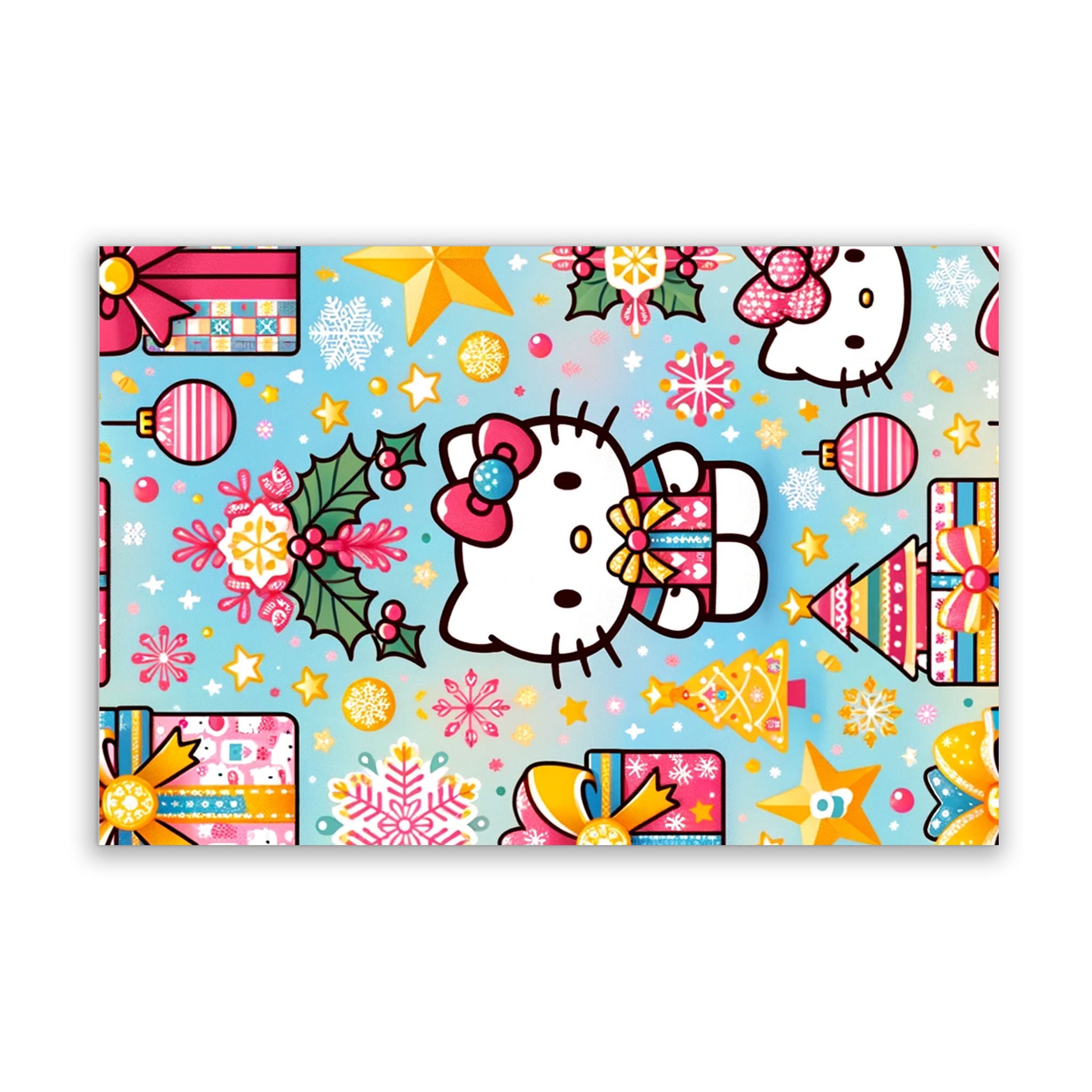 Hello Kitty Wrapping Paper, Christmas Wrapping Paper, Birthday Gift ...