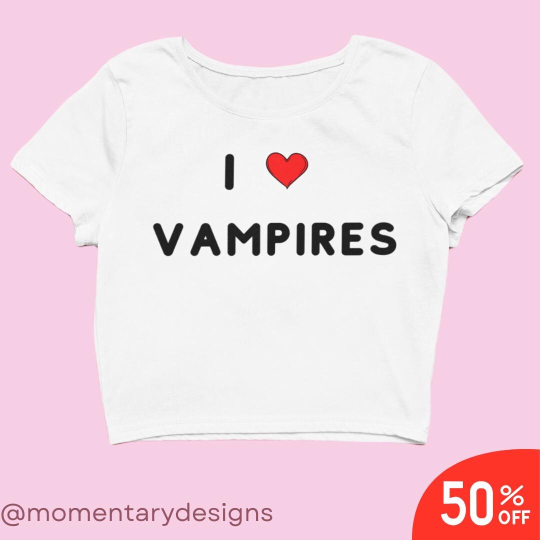 Vampires and Baby Tees: Y2K Trendsetter Crop -gothic Y2K Crop Top - I ...
