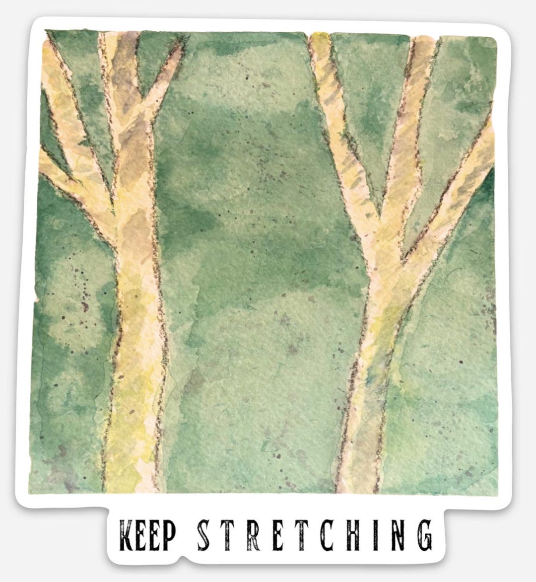 Keep Stretching Trees Sticker / Decal - Etsy