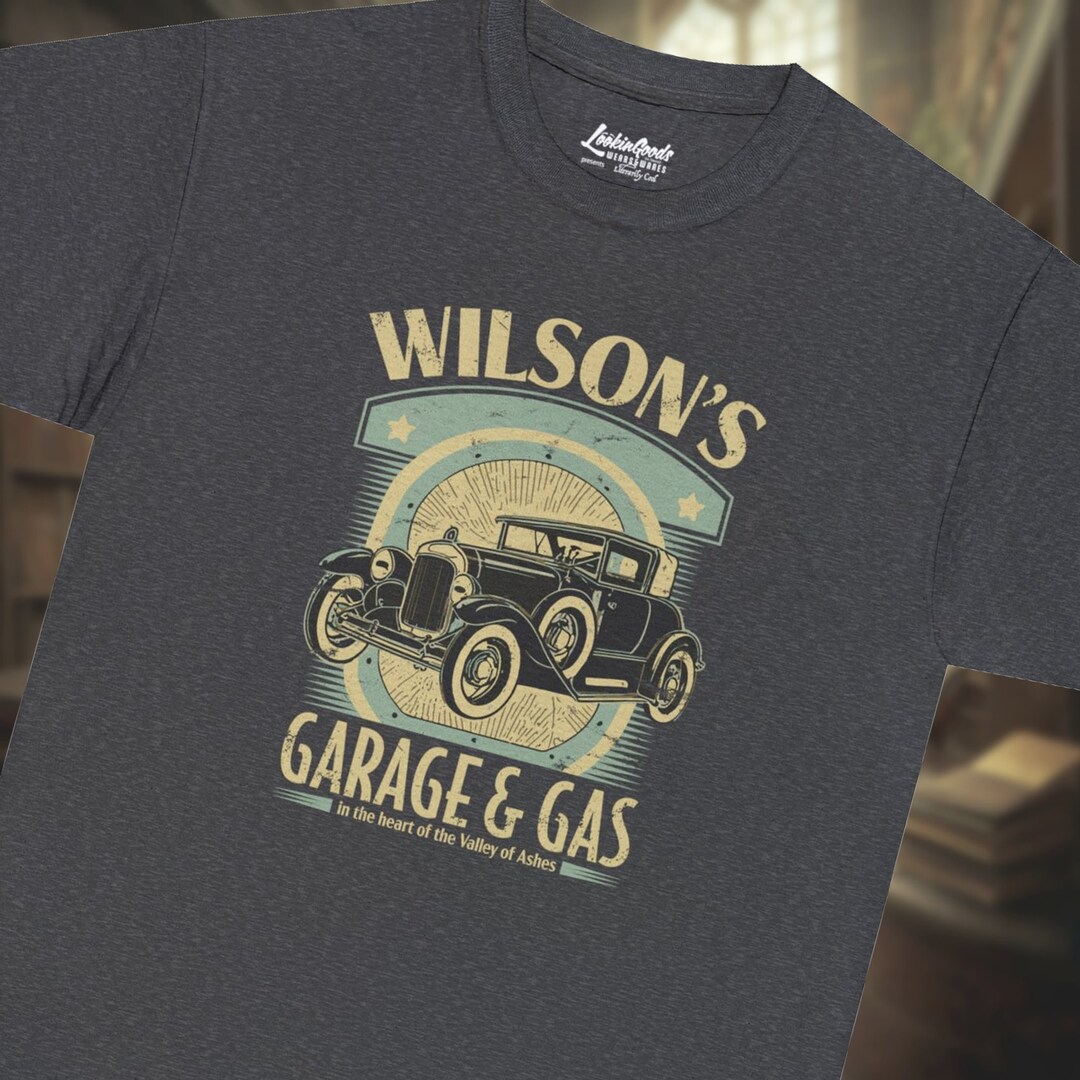 Wilson's Garage and Gas - Gatsby Inspired Shirt Design - Etsy