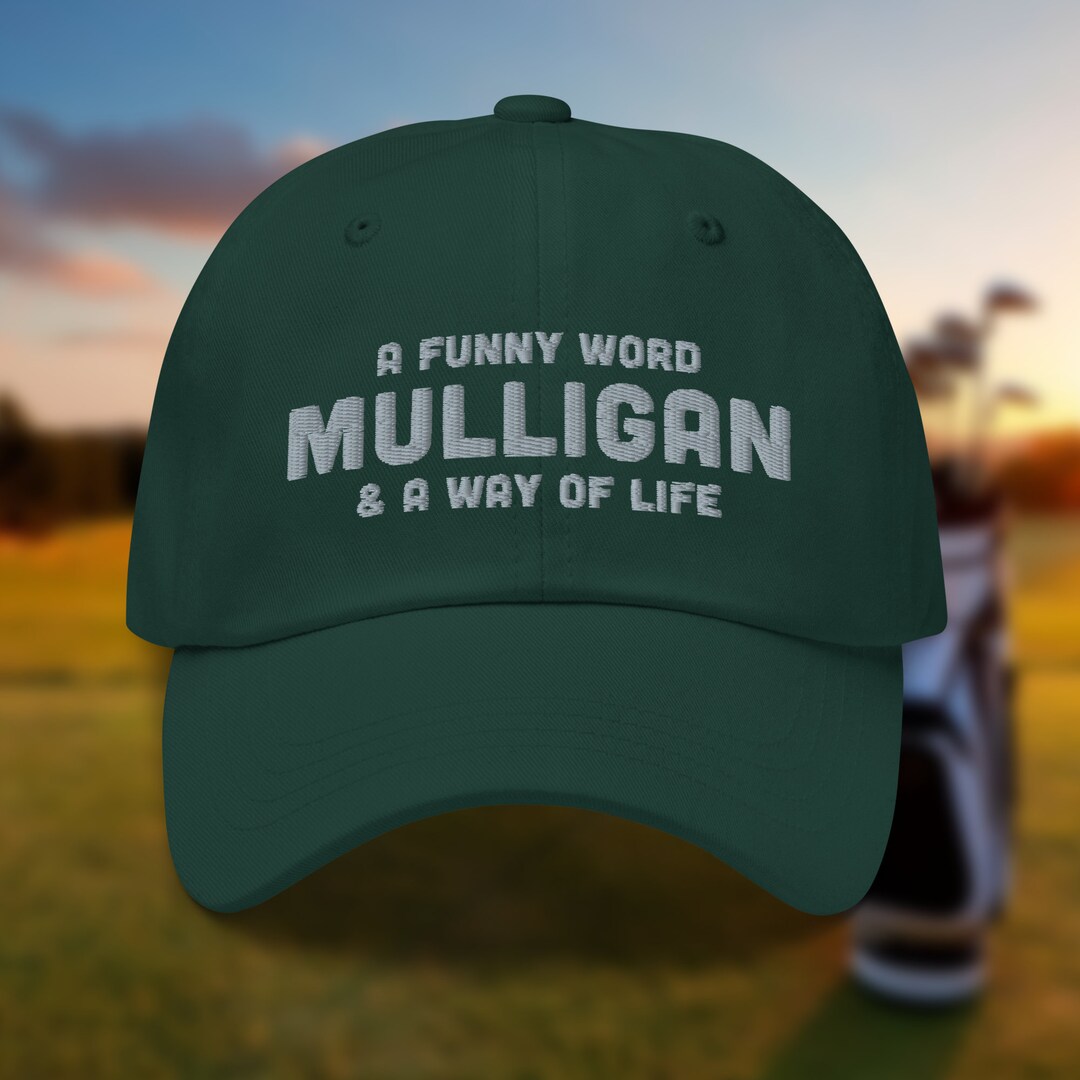 Mulligan a Funny Word & a Way of Life Golf Hat - Etsy