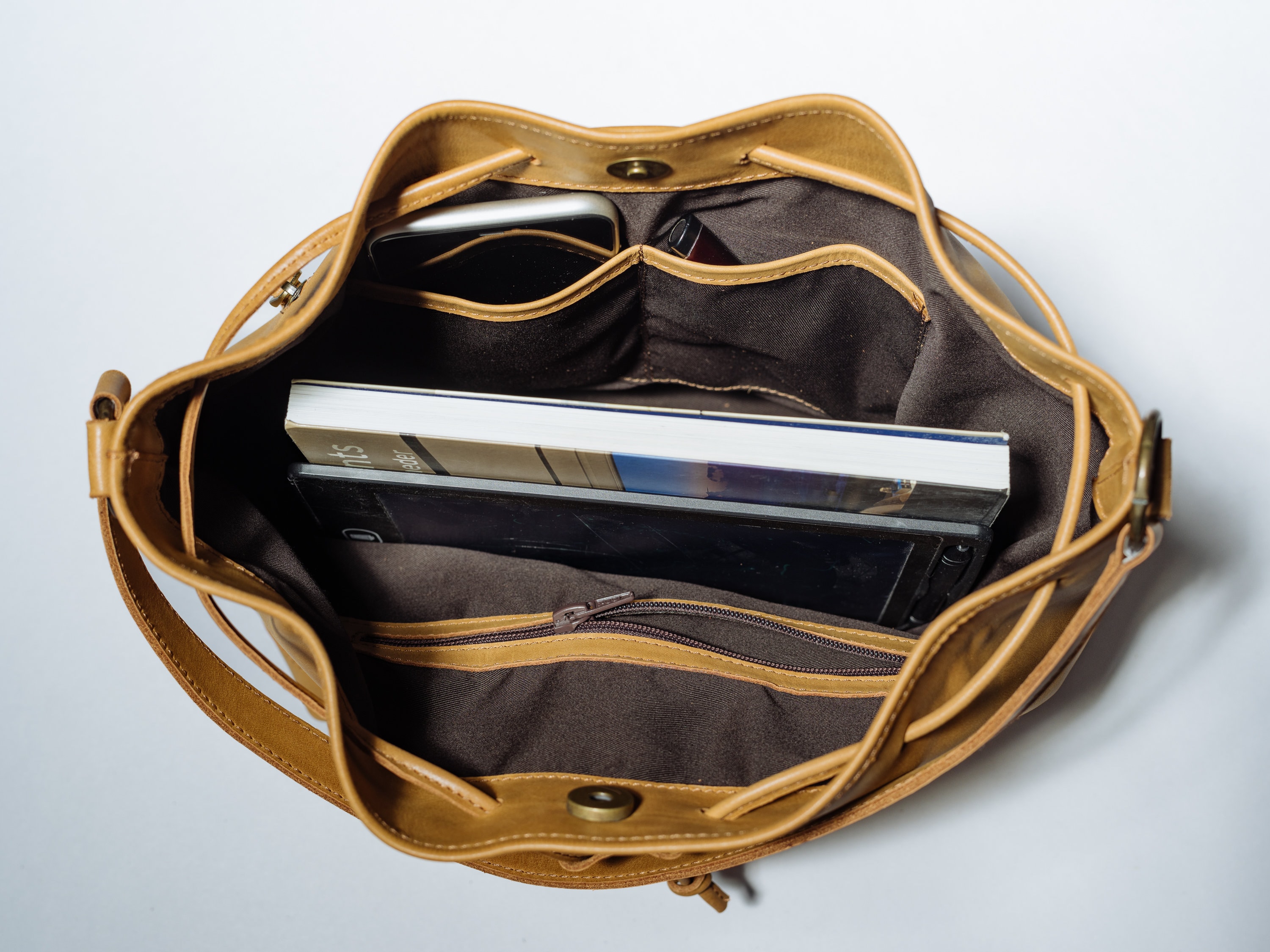 Bucket Bag, Handmade Leather Bucket Bag, Crossbody Bag, Large Leather ...