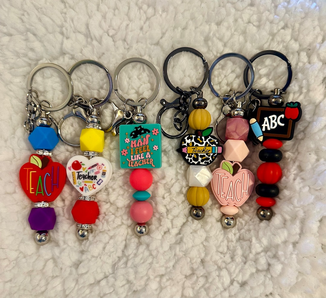 Teacher Keychains - Etsy