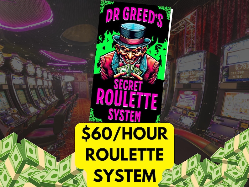 Roulette System - Dr. Greed's Secret Strategy for Roulette - Etsy