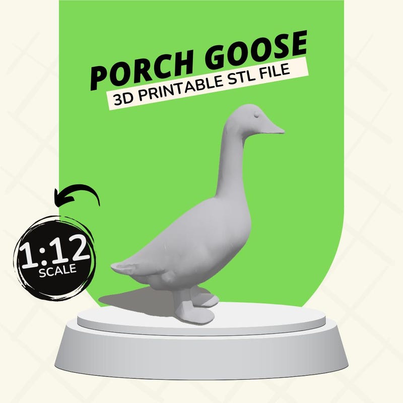 Goose Model Stl - Etsy UK
