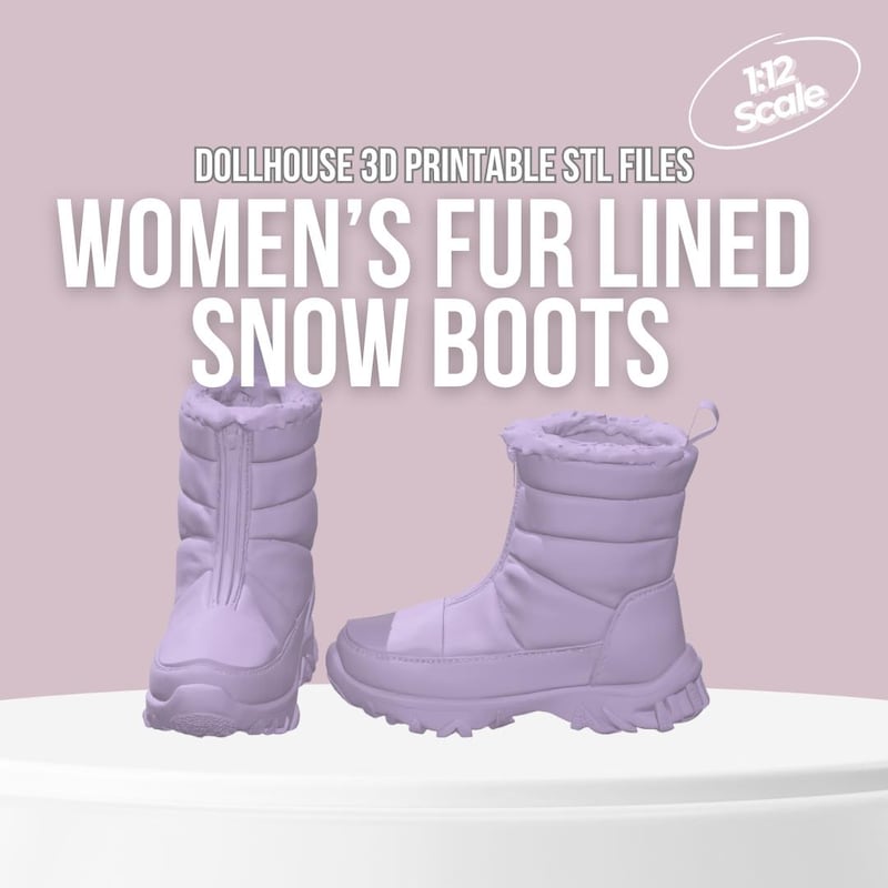 Boots Fur Snow - Etsy