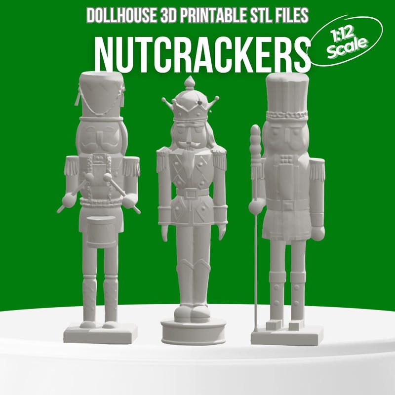 3d Nutcrackers Svg - Etsy