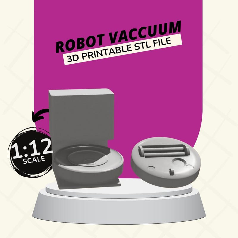 Robot Vacuum Print - Etsy