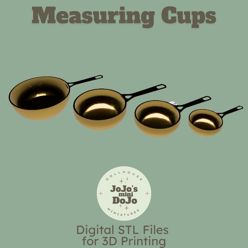 Claire Measuring Cups Dollhouse Furniture, Accessories & Decor 1:12 ...