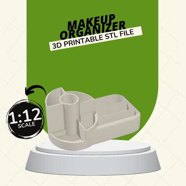 Makeup Organizer 3d Printed - Etsy