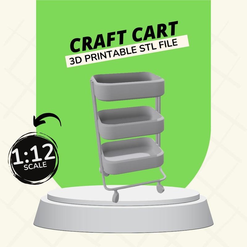 Dollhouse Craft Carts - Etsy