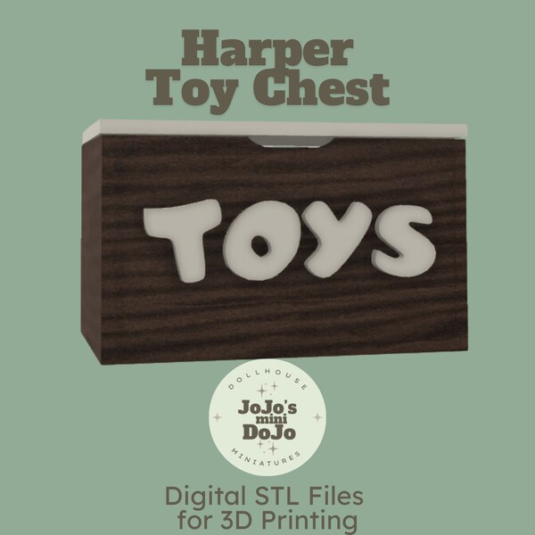 Dollhouse Toy Chest - Etsy