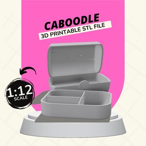 Caboodles Retro Vintage Makeup and Jewelry Case Dollhouse Furniture ...