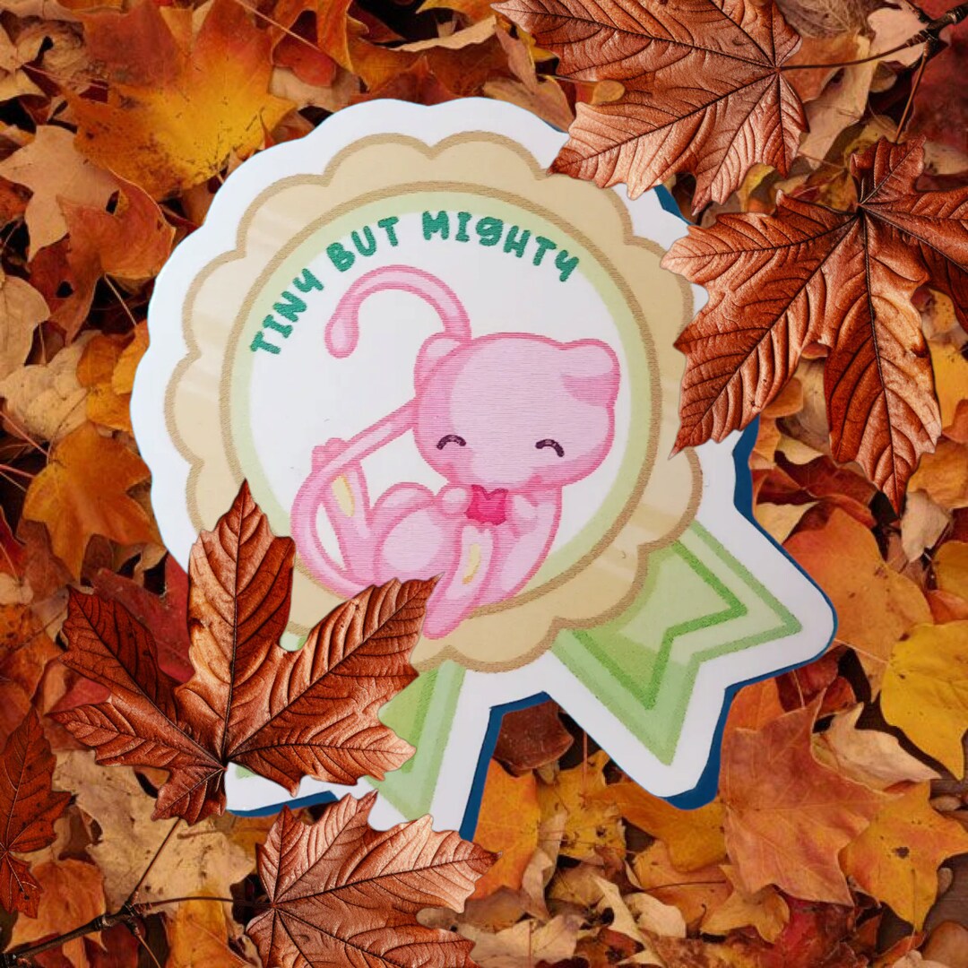 Tiny but Mighty Sticker - Etsy