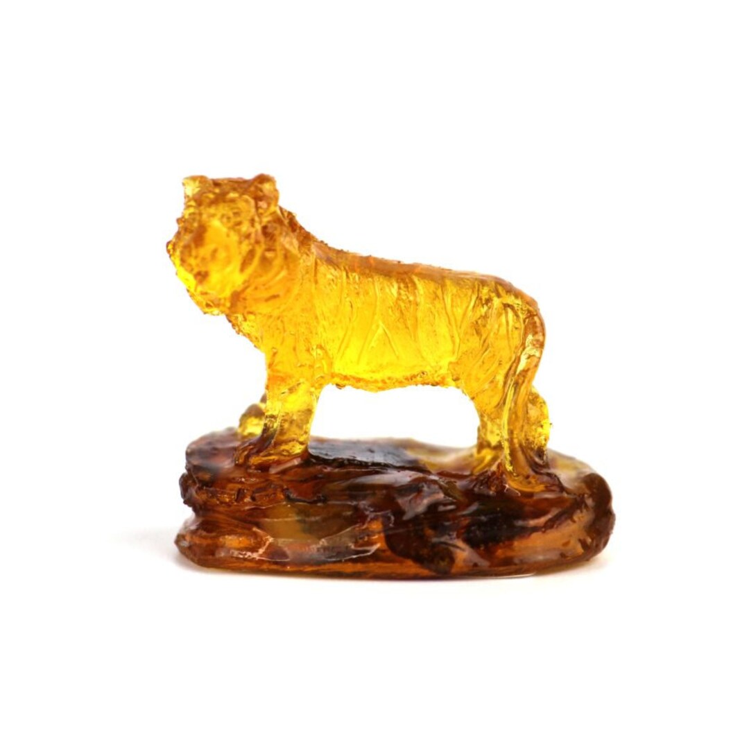 Souvenir Amber Tiger Cub Baltic Amber Handmade - Etsy
