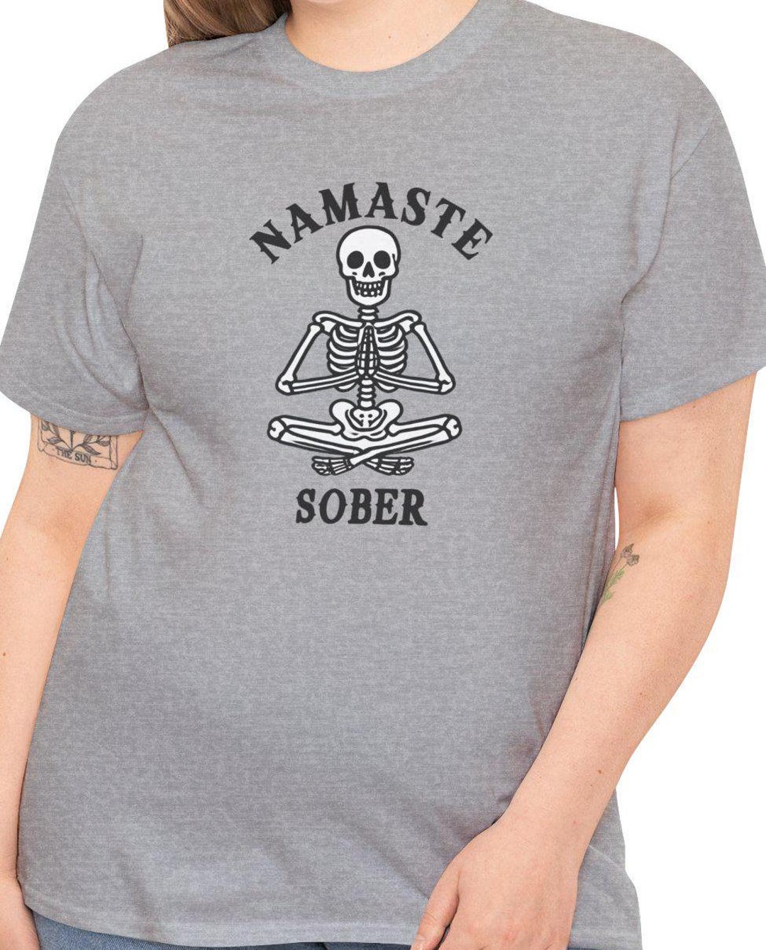 Namaste, Sober, Sobriety, Recovery, We Do Recover, AA, NA, Skeleton ...