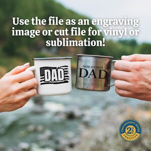 Dad Laser Engraving Designs: Father's Day SVG PNG Bundle - Etsy