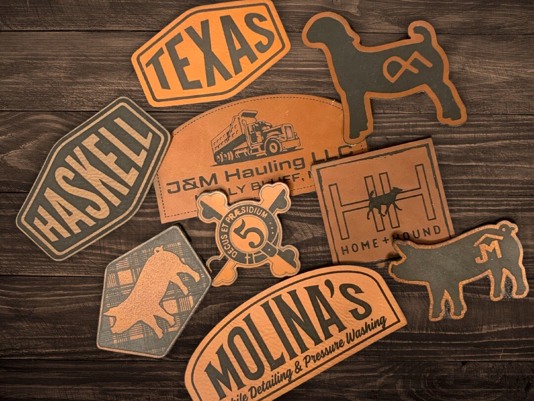 Custom Die Cut Patches for Business Logo Patches DIY Iron on Patch Faux ...