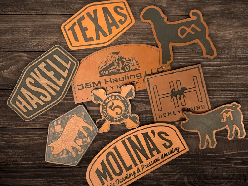 Custom Die Cut Patches for Business Logo Patches DIY Iron on Patch Faux ...