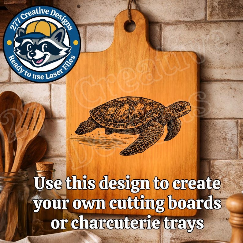 Sea Turtle Portrait for Laser Engraving Png Svg for Laser, Sublimation ...