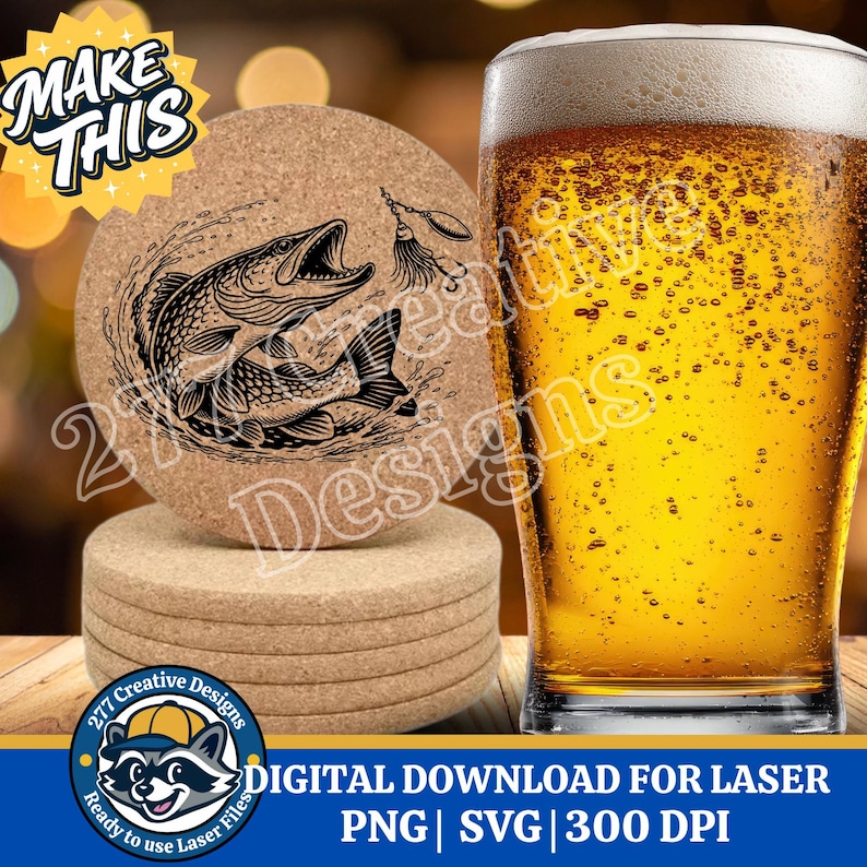 Alligator Gar Fishing Themed Diy Laser Engraving Design DIY Laser PNG ...