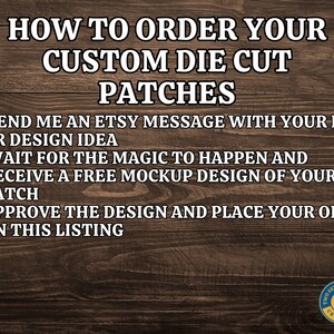 Custom Die Cut Patches for Business Logo Patches DIY Iron on Patch Faux ...