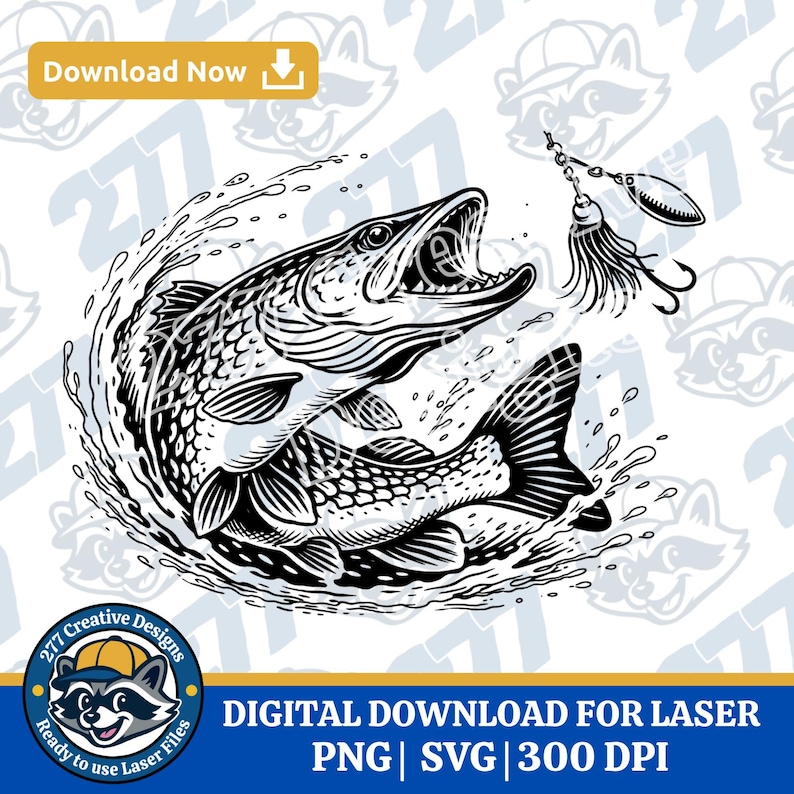 Alligator Gar Fishing Themed Diy Laser Engraving Design DIY Laser PNG ...