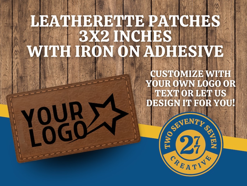 Custom Iron on Patches for Business Logo Patches DIY Iron on Patch Faux ...