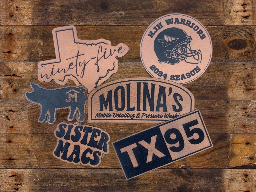 Custom Die Cut Patches for Business Logo Patches DIY Iron on Patch Faux ...