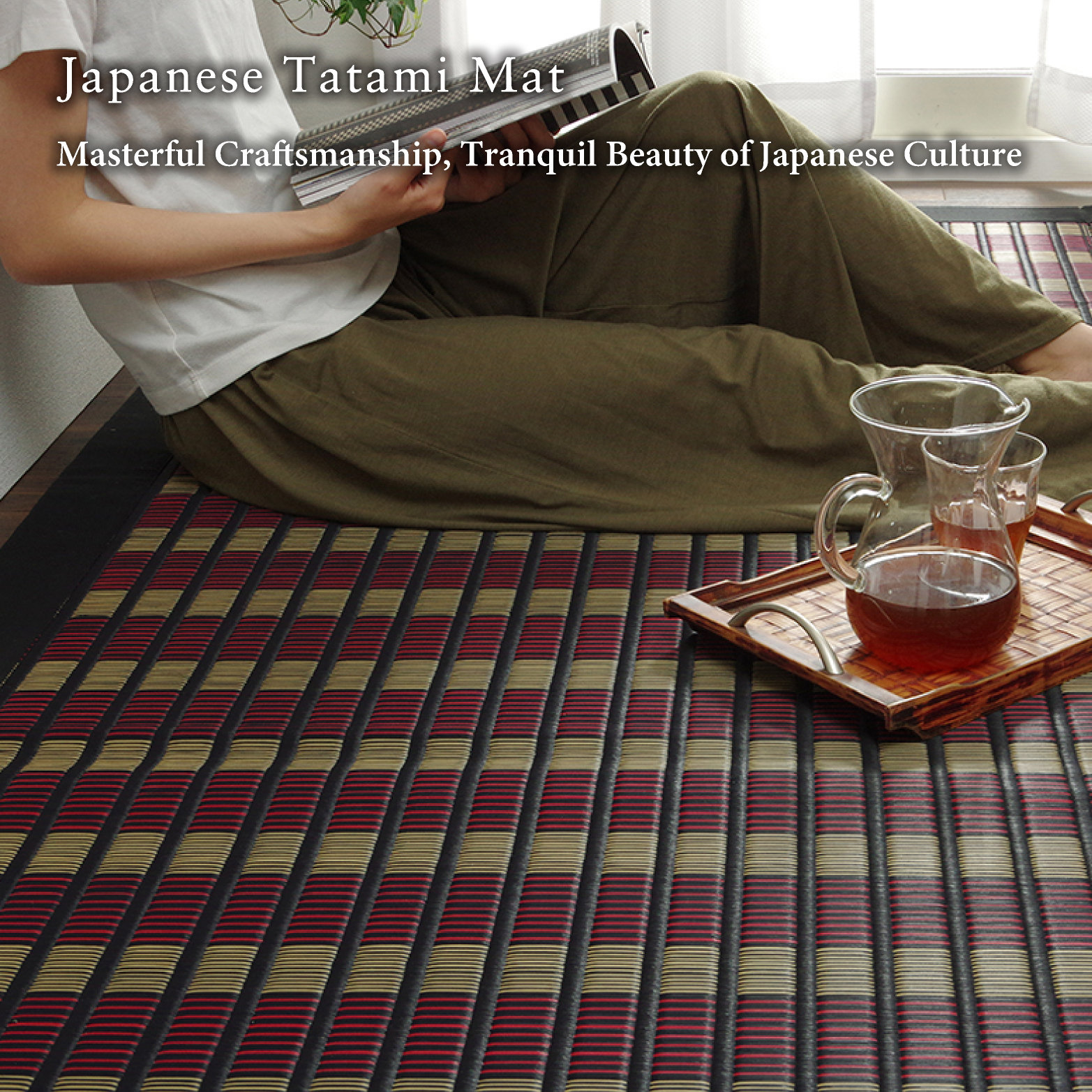 Tatami Mat Japanese Rush Grass, Area Rug Goza Igusa, Traditional ...