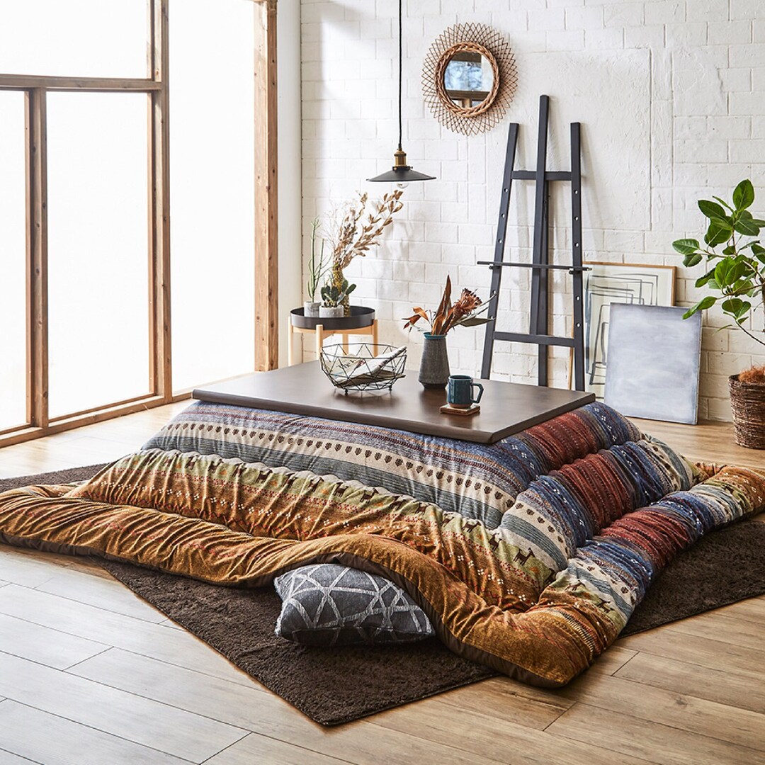 Kotatsu Futon Fluffy Premium Cotton Blanket Table Square Rectangle ...