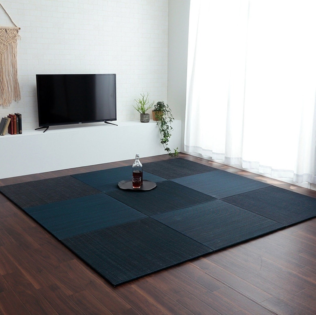 Unit Tatami Mat Japanese Rush Grass, Fluffy Area Rug Goza Igusa ...