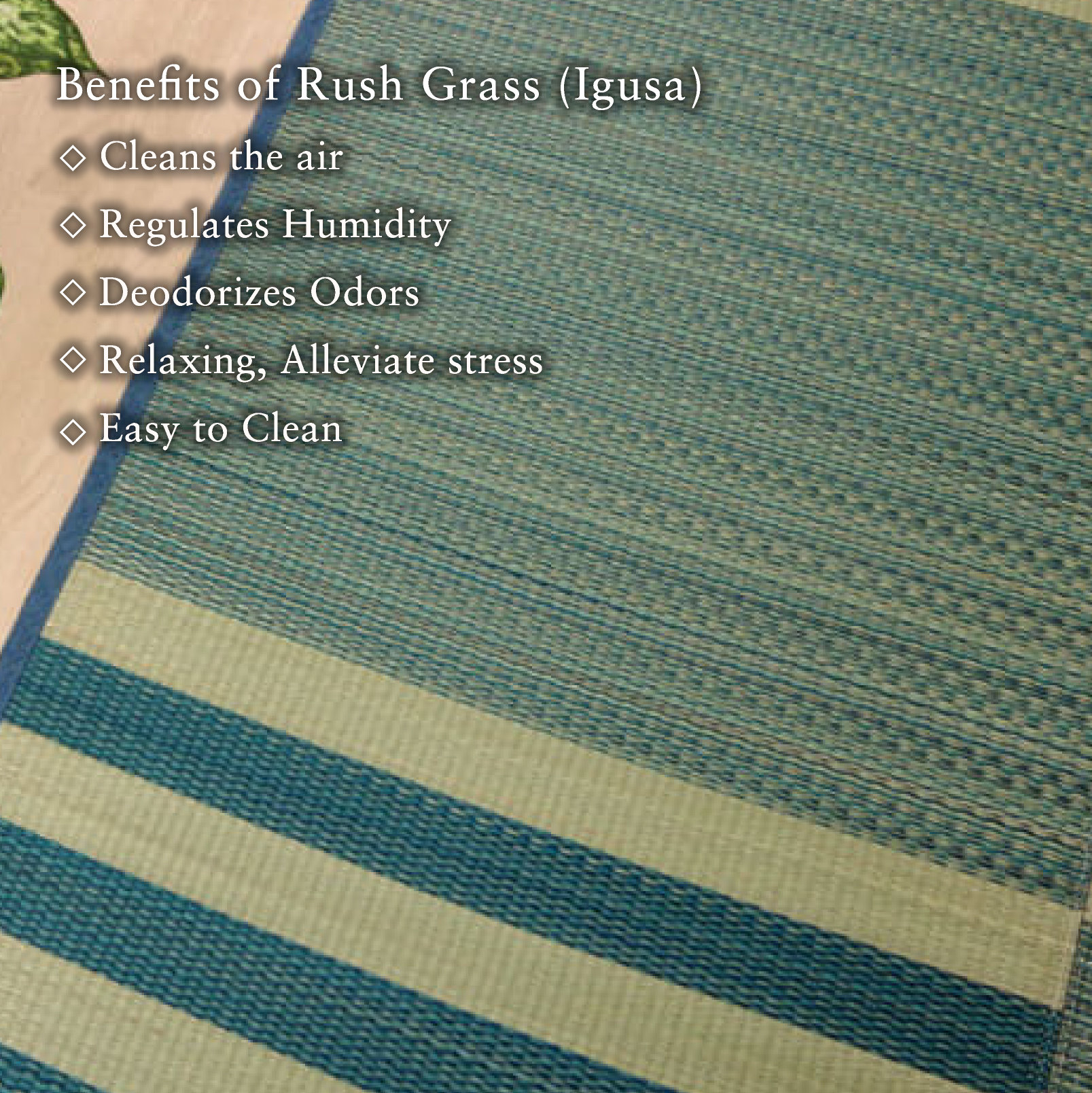 Tatami Mat Japanese Rush Grass, Area Rug Goza Igusa, Traditional Carpet ...