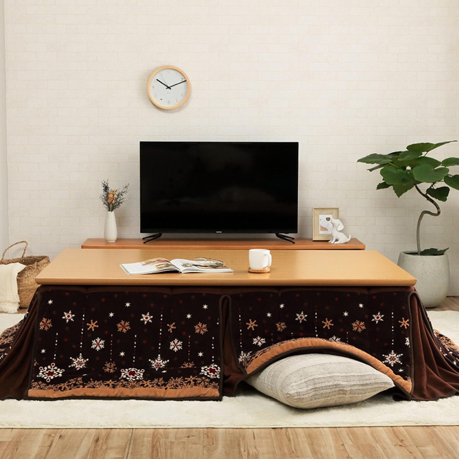Kotatsu Futon Comforter Compact Space Table Square Rectangle ...
