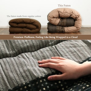 Kotatsu Futon & Mat Set Fluffy Premium Cotton Blanket Table Square ...