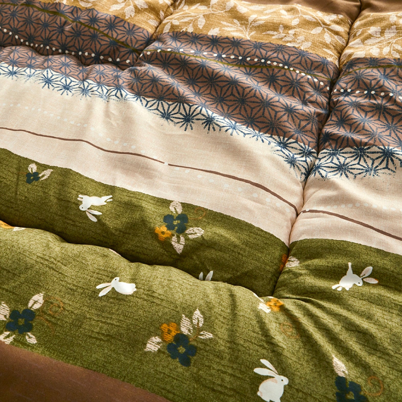 Kotatsu Futon & Mat Set Fluffy Premium Cotton Blanket Table Square ...