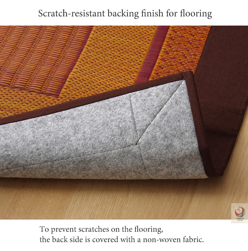 Tatami Mat 100% Japanese Rush Grass, Area Rug Goza Igusa, Traditional Asian Modern Non-slip ...