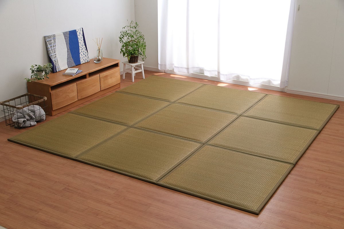 Unit Tatami Mat Japanese Rush Grass Fluffy Area Rug Goza - Etsy