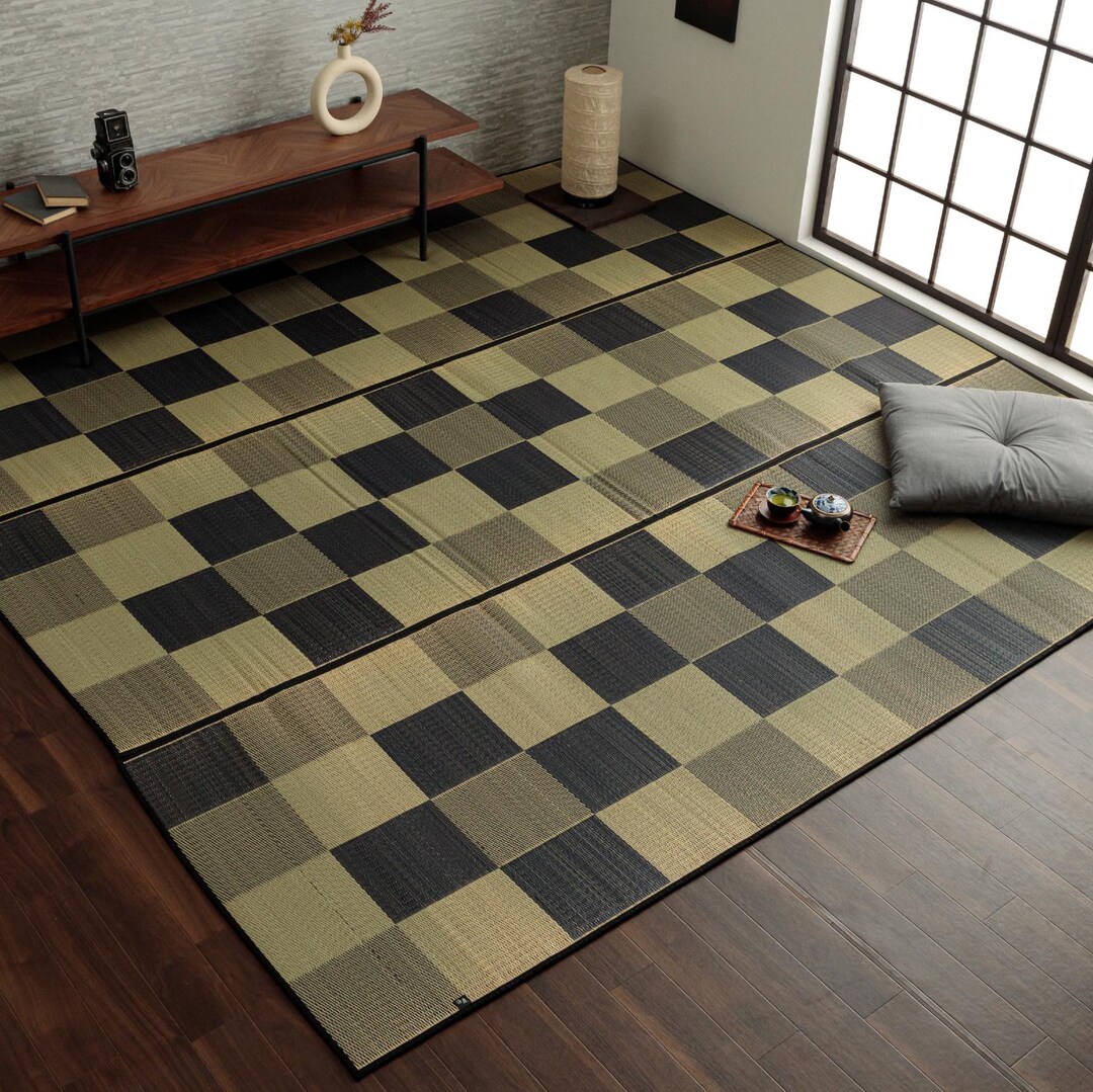 Tatami Mat Japanese Rush Grass, Area Rug Goza Igusa, Gray Traditional ...