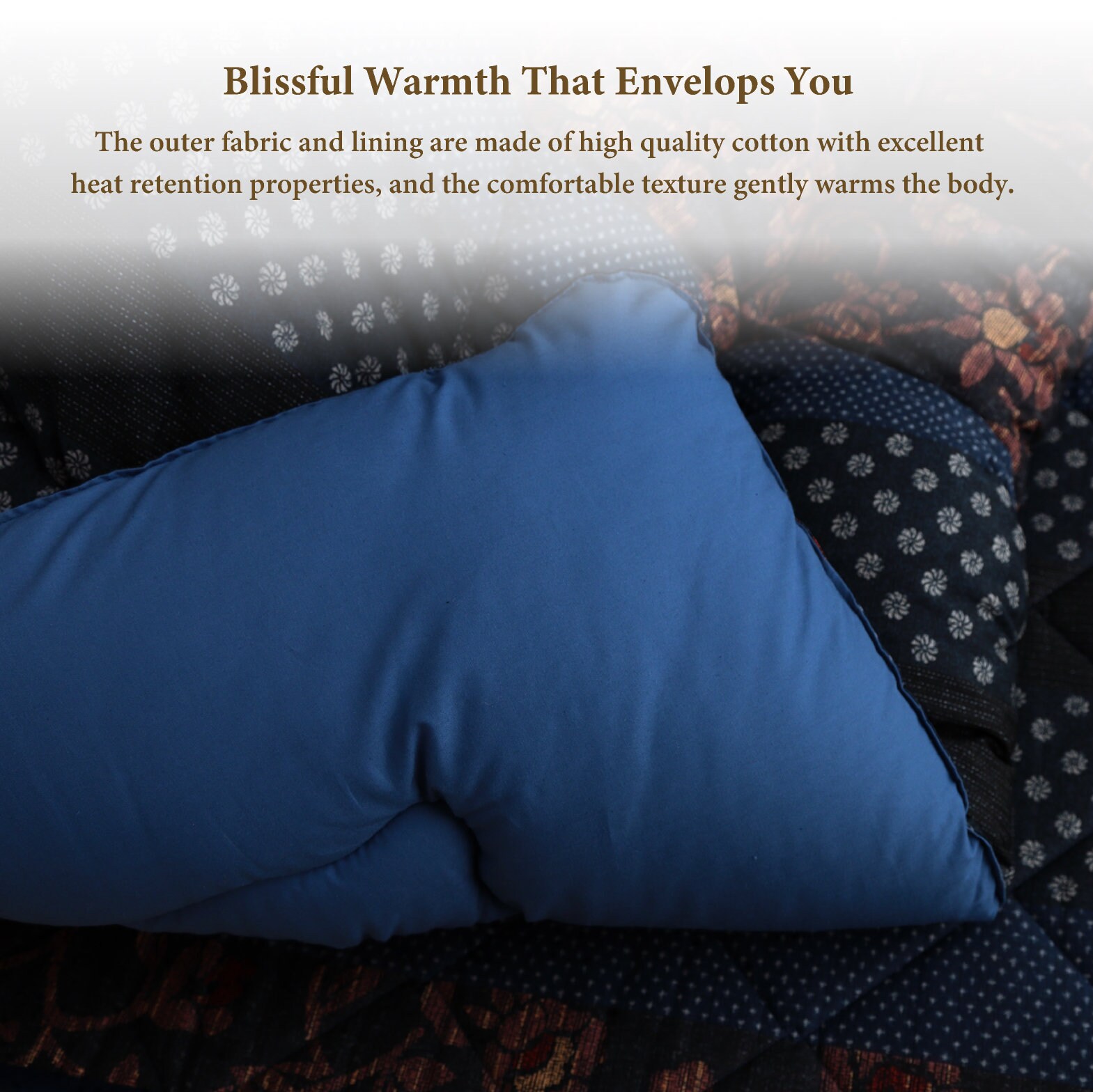 Kotatsu Futon Comforter Premium Cotton Flannel Fluffy Table Square ...