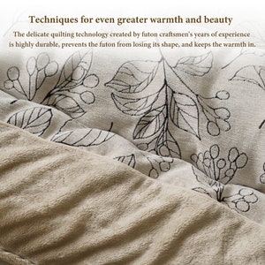 Kotatsu Futon Japanese Comforter Premium Cotton Flannel Fluffy Table ...