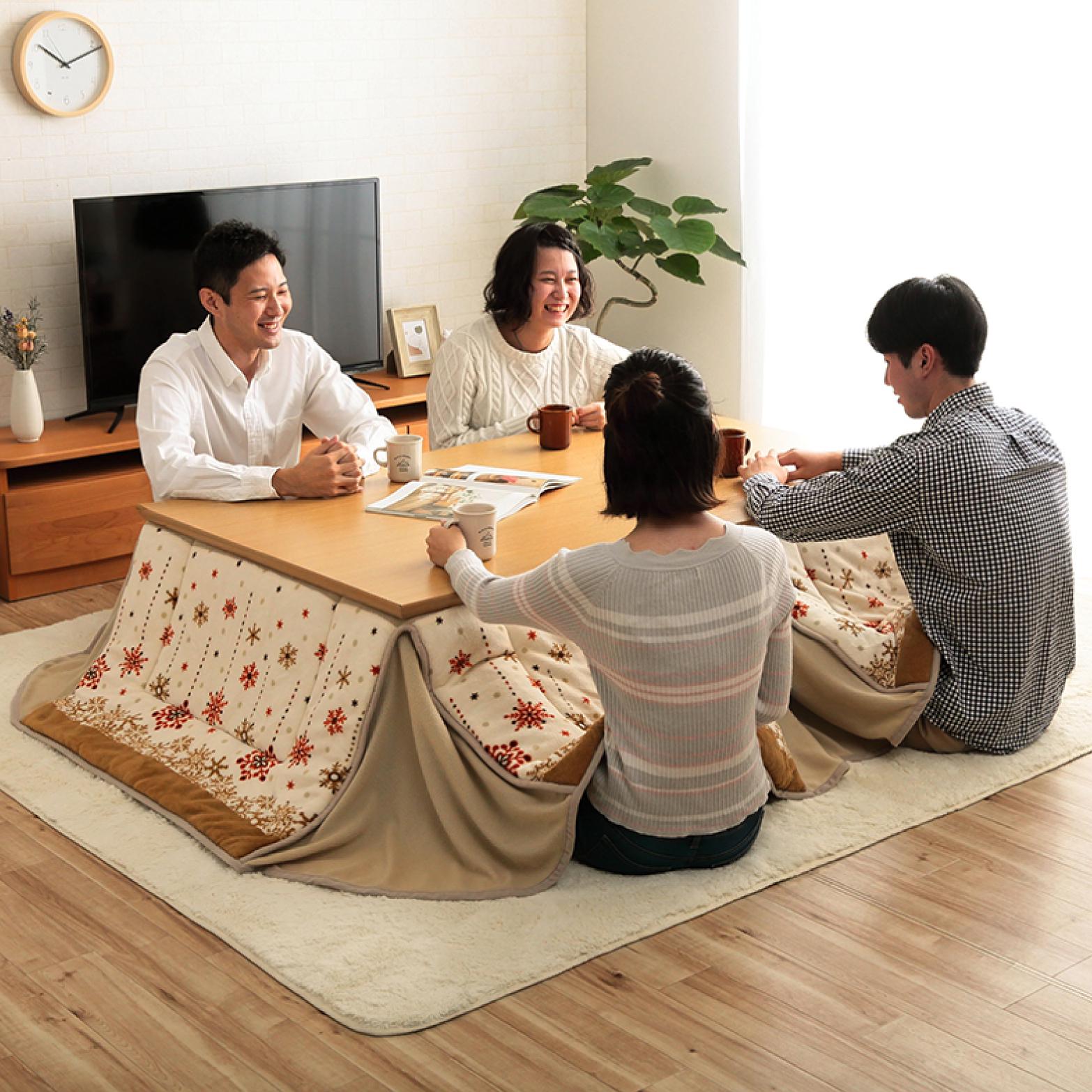 Kotatsu Futon Comforter Compact Space Table Square Rectangle ...