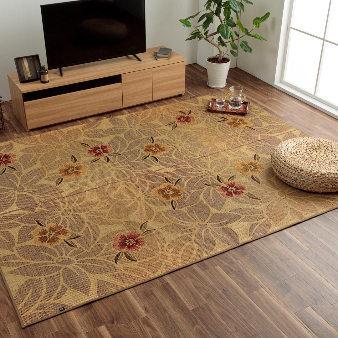 Tatami Mat Japanese Rush Grass, Area Rug Goza Igusa, Beige Traditional ...